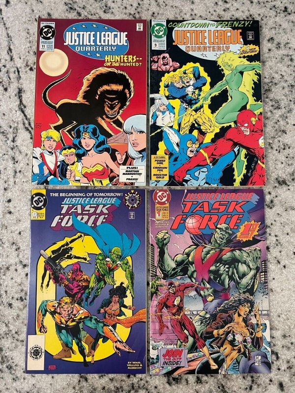 4 Justice League DC Comic Books Task Force 1 0 + Quarterly # 9 11 ...