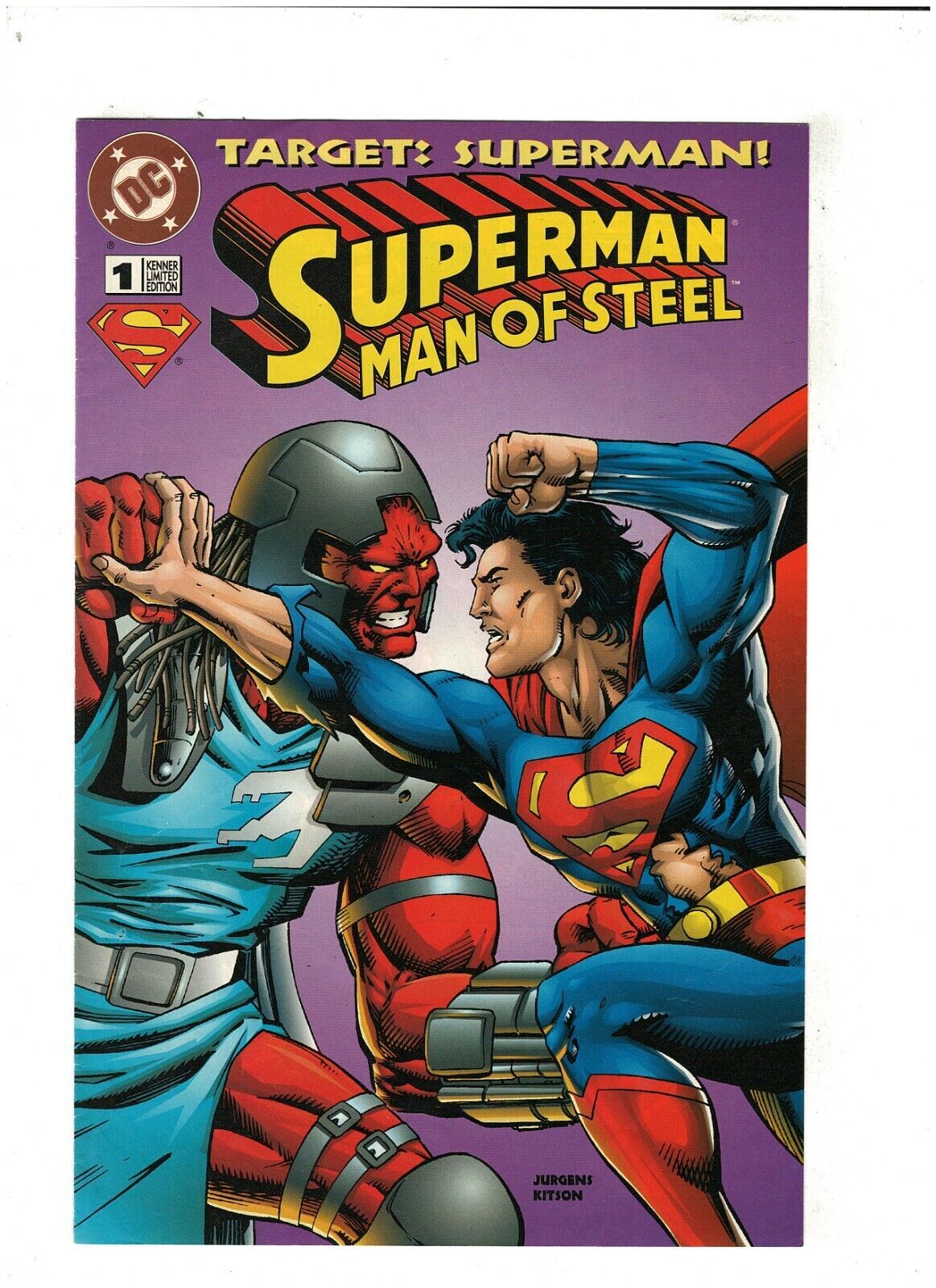 Superman Man of Steel #1 VG 4.0 DC Comics 1995 Kenner Limited Edition ...