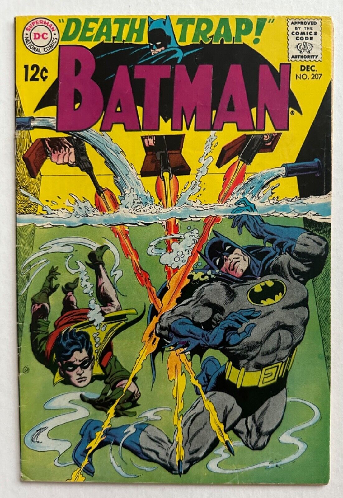 (1968) BATMAN #207 “Death Trap!” | Comic Books - Silver Age, DC Comics ...
