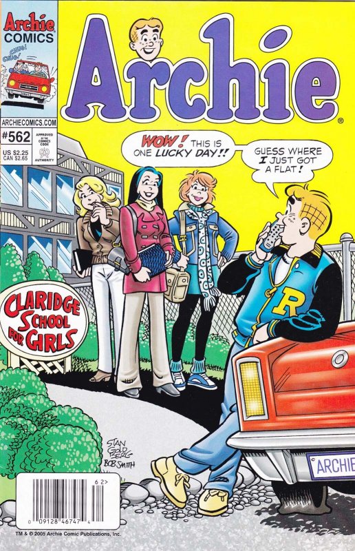Archie #562 (Newsstand) FN ; Archie | Flat Tire Cover | Comic Books ...