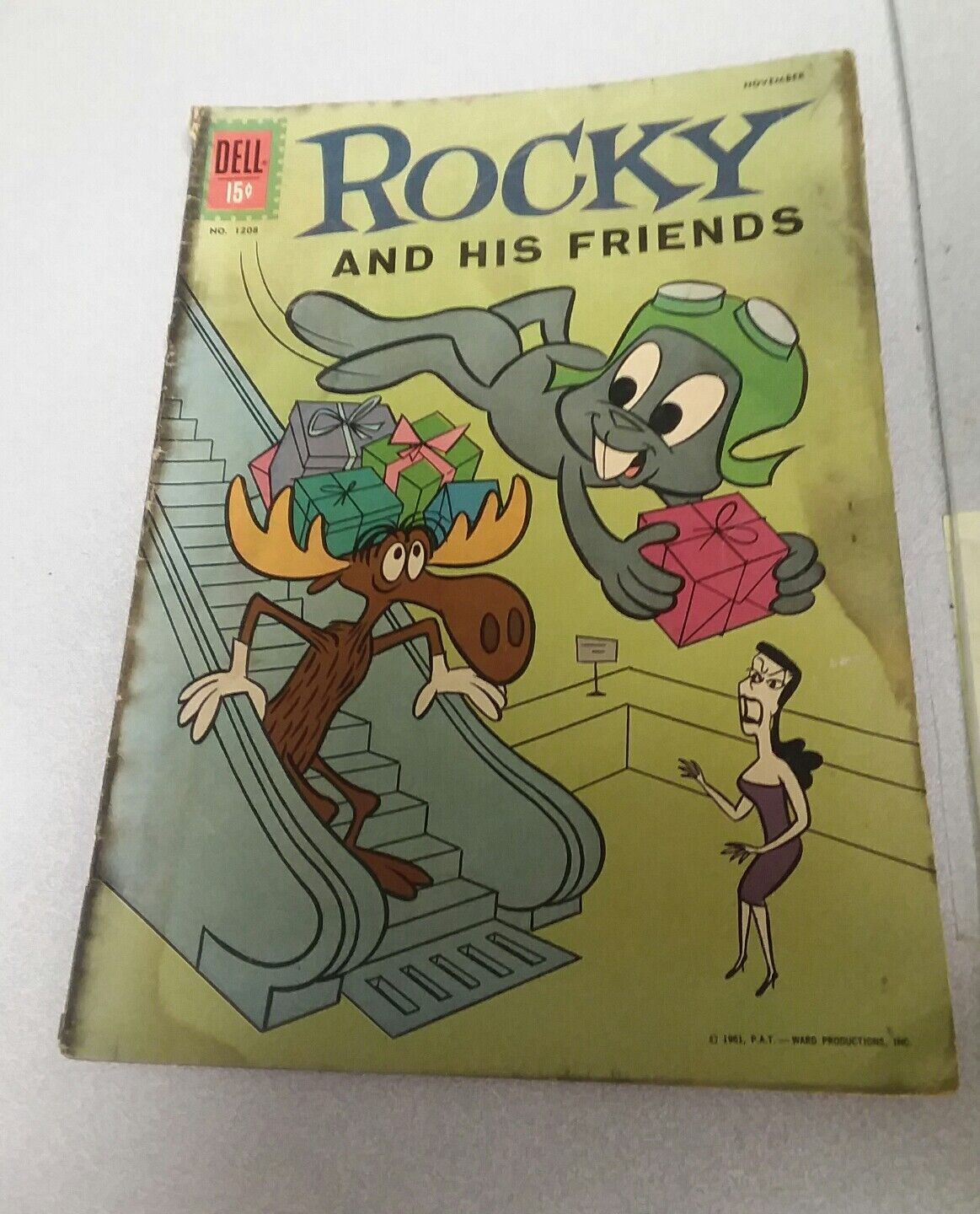 Rocky and HIS Friends W/ Boris Natasha and Bullwinkle #1208 (1961) Dell ...