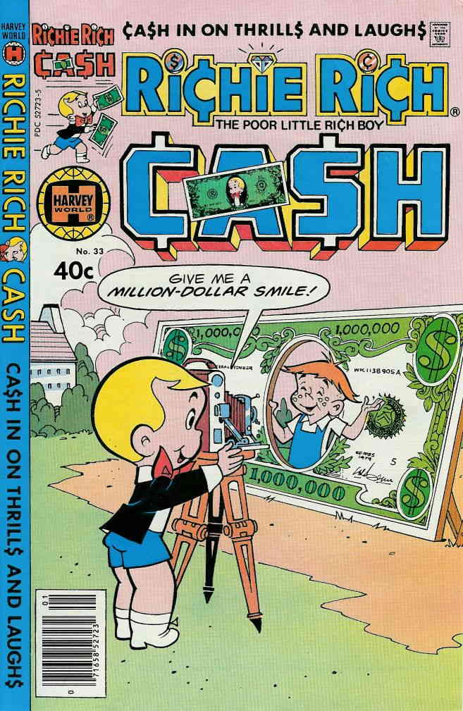 Richie Rich Cash #33 FAIR ; Harvey | low grade comic All Ages 1980 ...