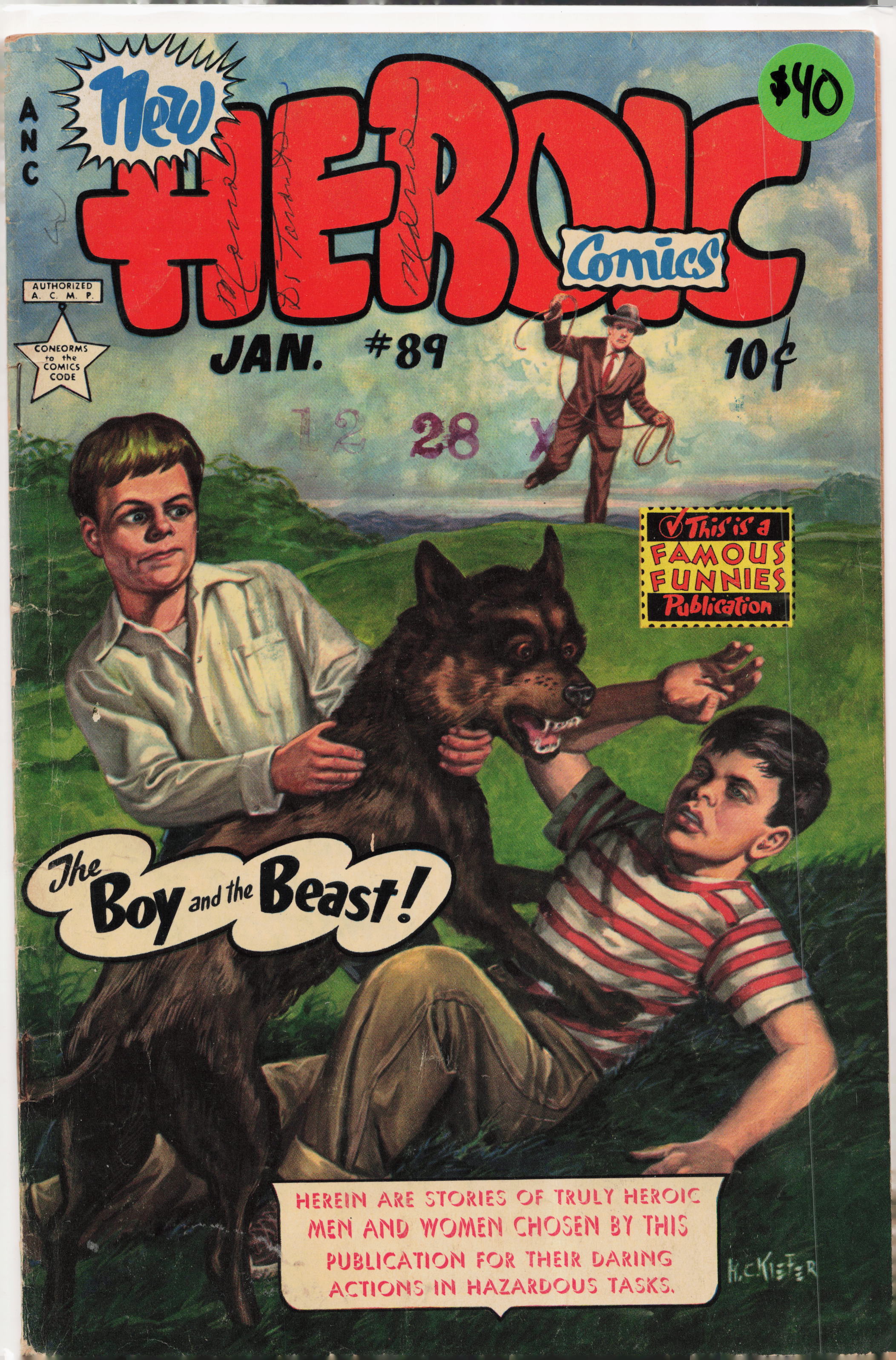 New Heroic Comics #89 (1954) | Comic Books - Golden Age / HipComic