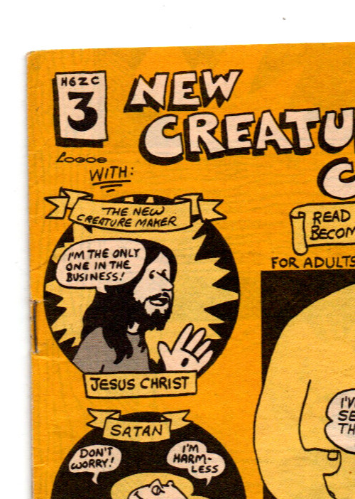 Holy Ghost Zapped Comix #3 New Creature - Underground/Christian- Logos ...
