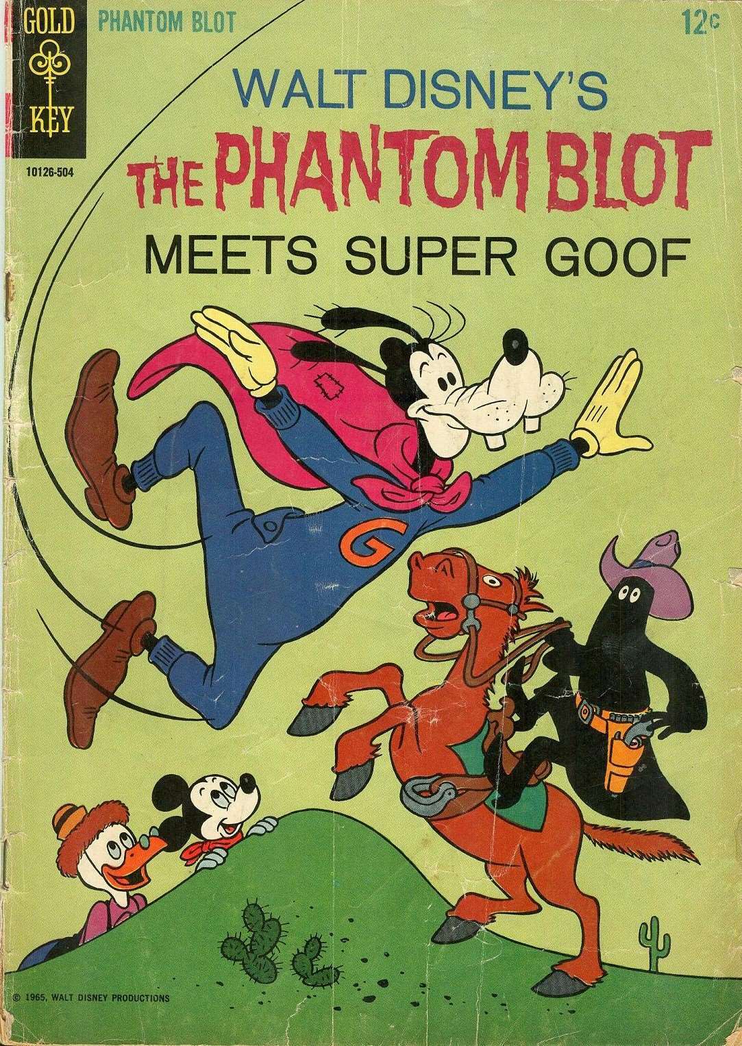 Phantom Blot, The #2 VG ; Gold Key | low grade comic Super Goof Walt ...