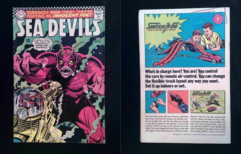 Sea Devils #31 DC Comics 1966 VG+ | Comic Books - Silver Age, DC Comics, Sea Devils / HipComic