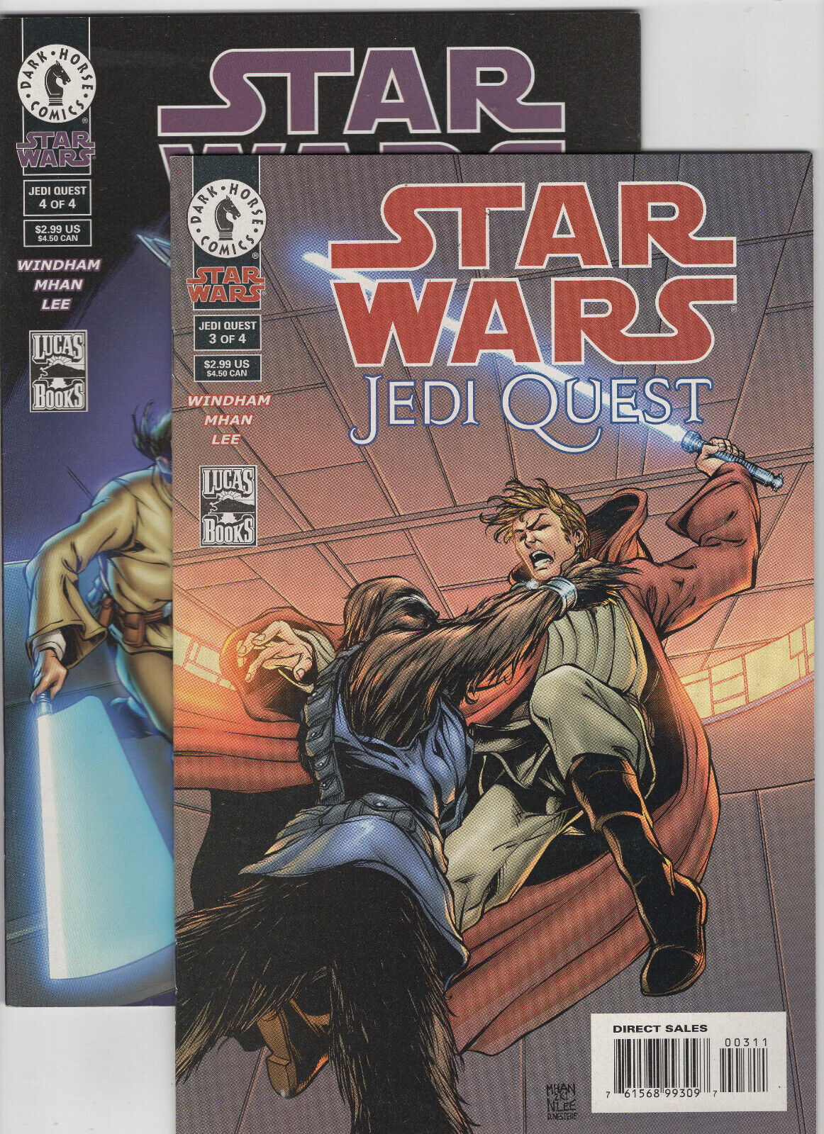 Star Wars Jedi Quest #3 And #4 (2001 Dark Horse) | Comic Books - Modern ...