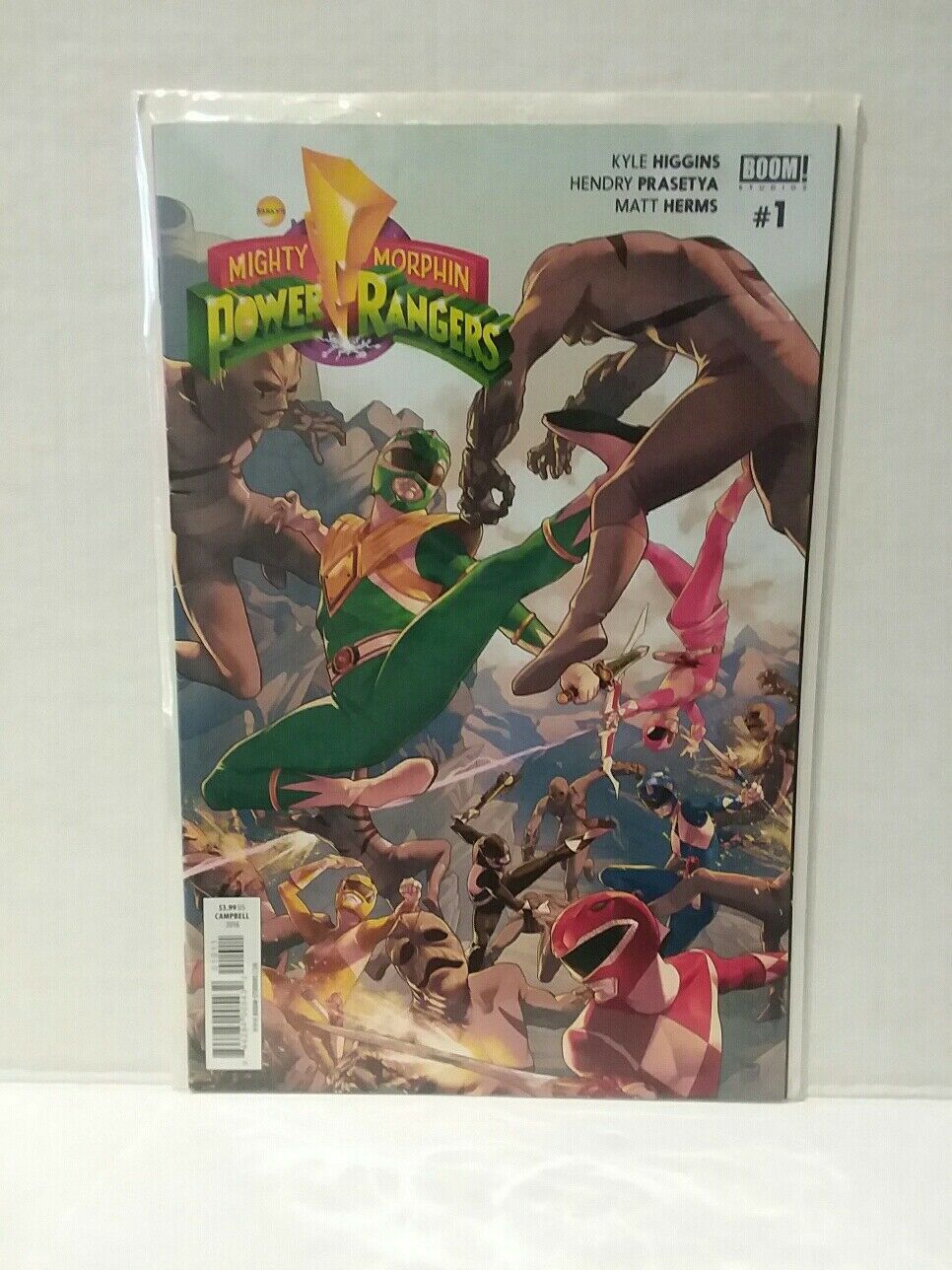 Mighty Morphin Power Rangers #20 Ranger Stop Exclusive Variant + #1, #4 ...