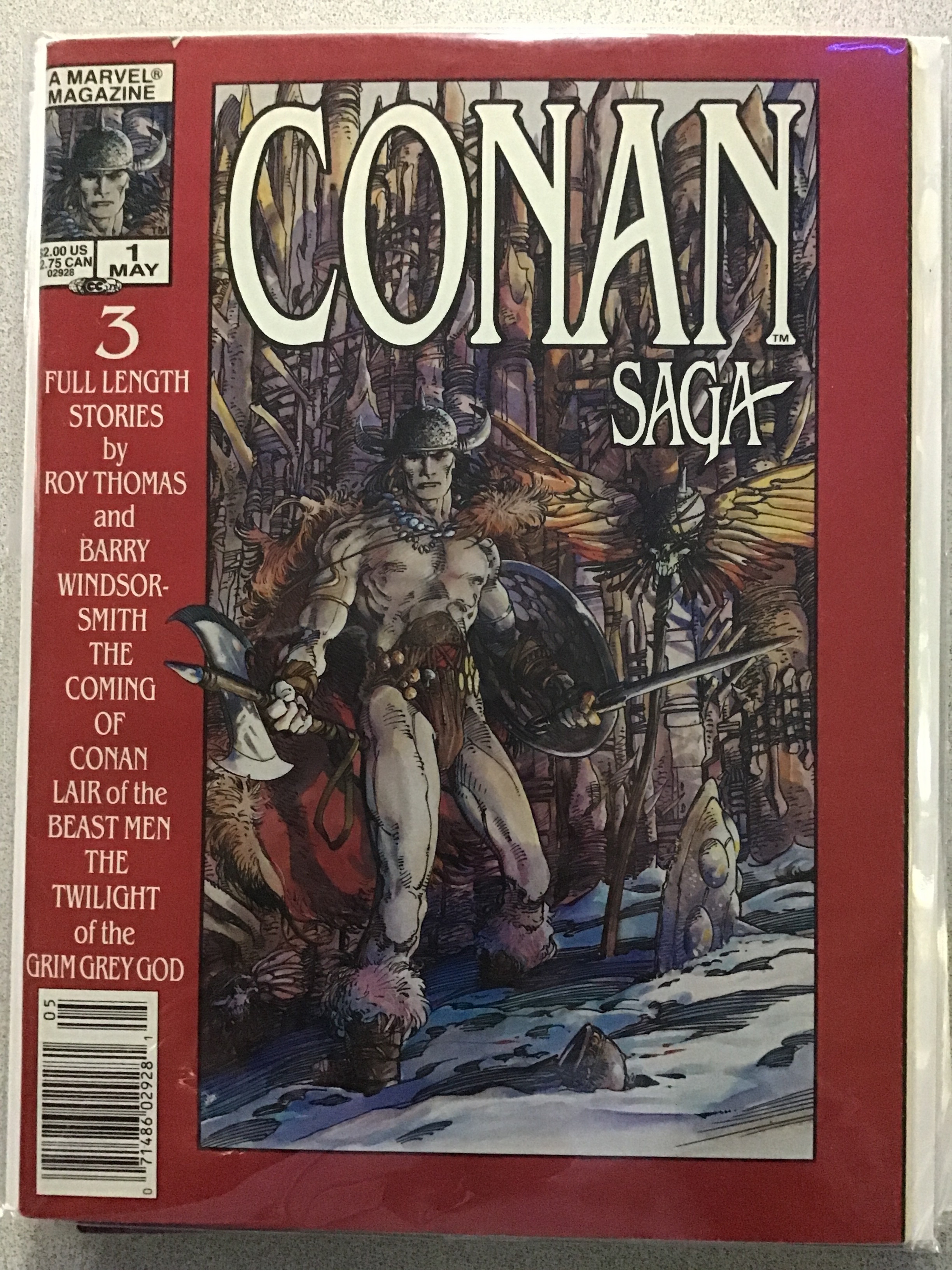 Conan Saga #1 (1987) K. Plus 5 Others, 6 Book Lot! | Comic Books - Copper Age, Marvel, Conan ...