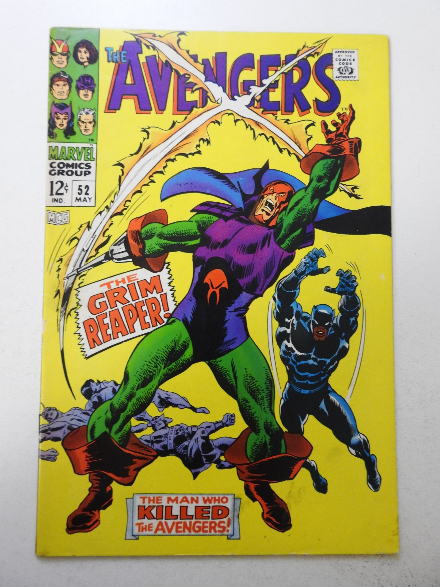 The Avengers #52 (1968) FN- Condition! 1/2 in tear bc | Comic Books ...