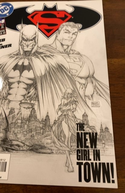 Superman Batman 8 Michael Turner sketch variant 1st Kara Zor-El ...