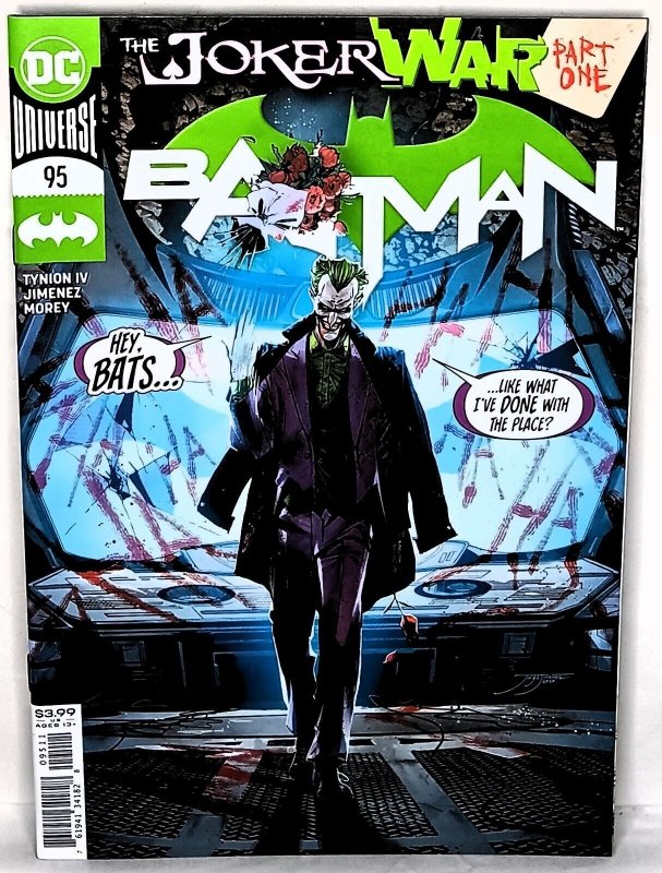 BATMAN #95 Joker War Part One Jorge Jimenez Cover A DC Comics DCU ...