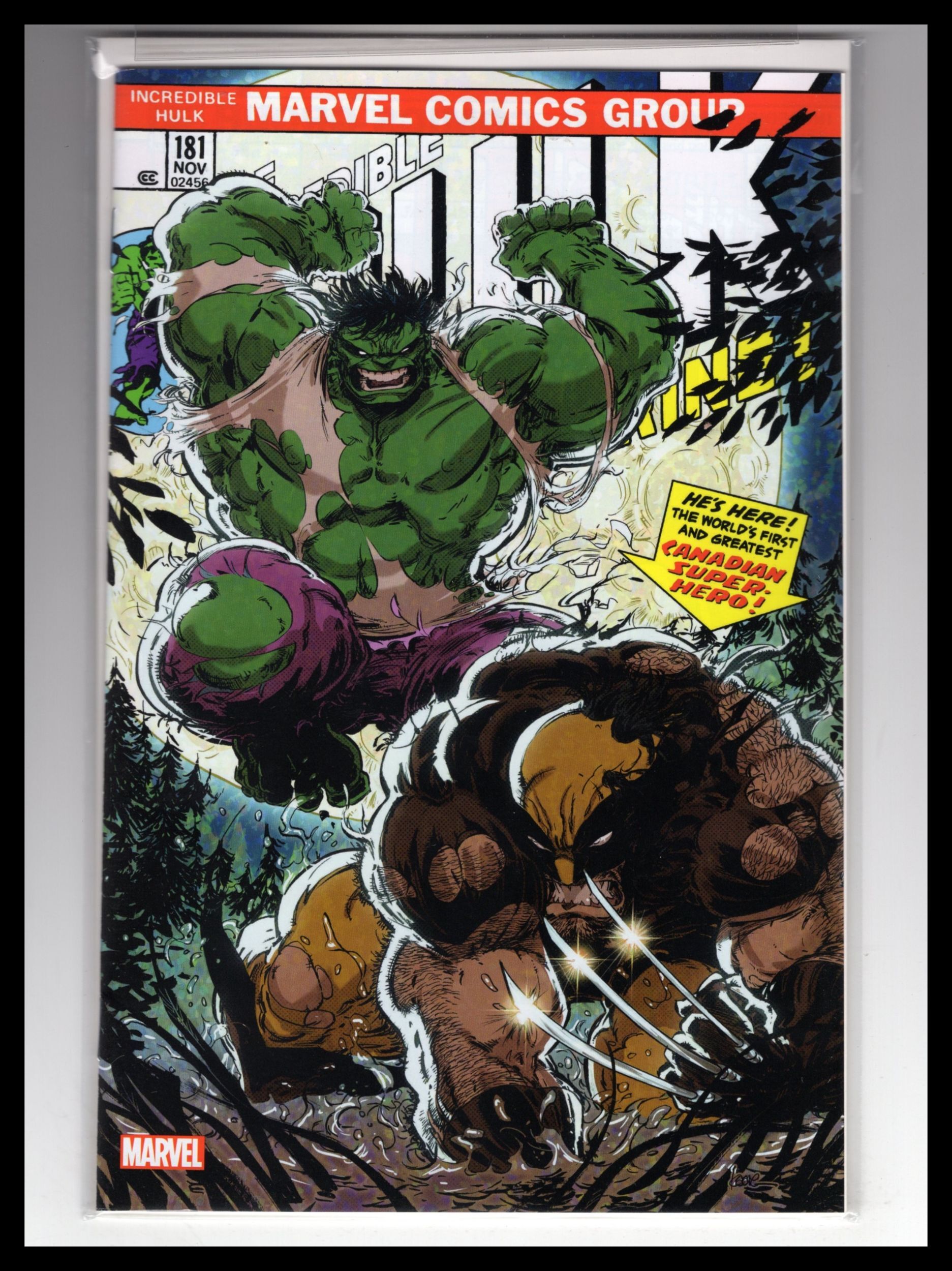 Hulk #181 (2023) Facsimile Edition Kaare Andrews Variant Cover / MC#47 ...