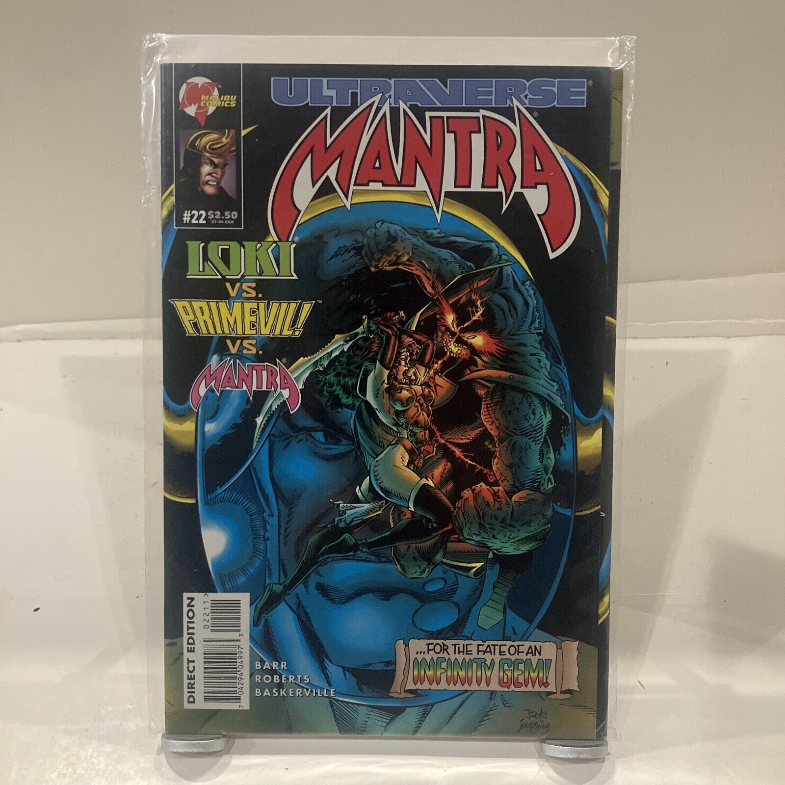 Mantra Ultraverse No 22 Malibu Comics Loki Vs. Primevil! Vs. Mantra ...