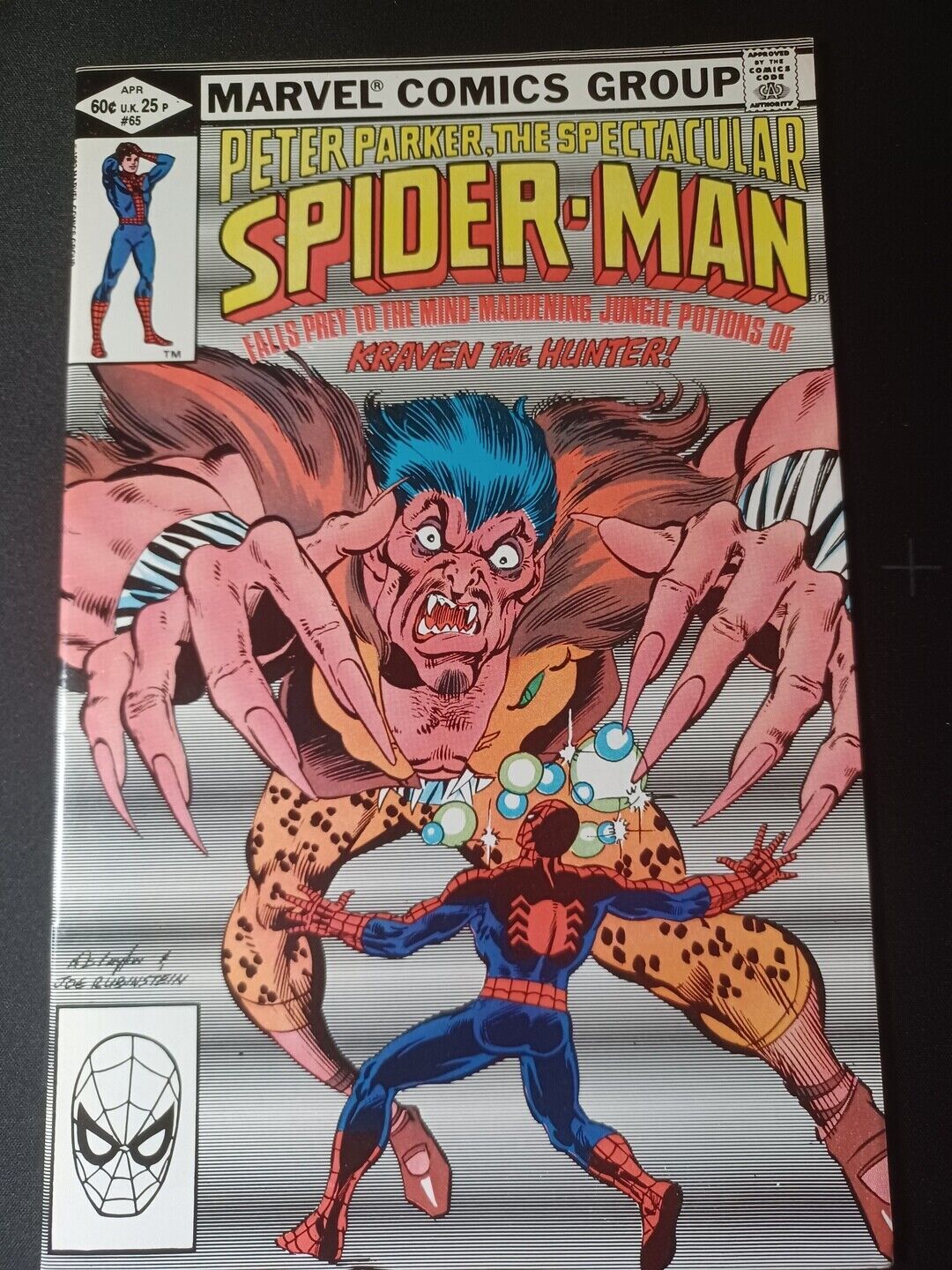 Spectacular Spider-Man #65 NM Kraven Marvel Comics C118A | Comic Books ...