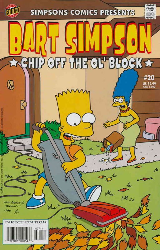 Simpsons Comics Presents Bart Simpson #20 VF ; Bongo | Comic Books ...