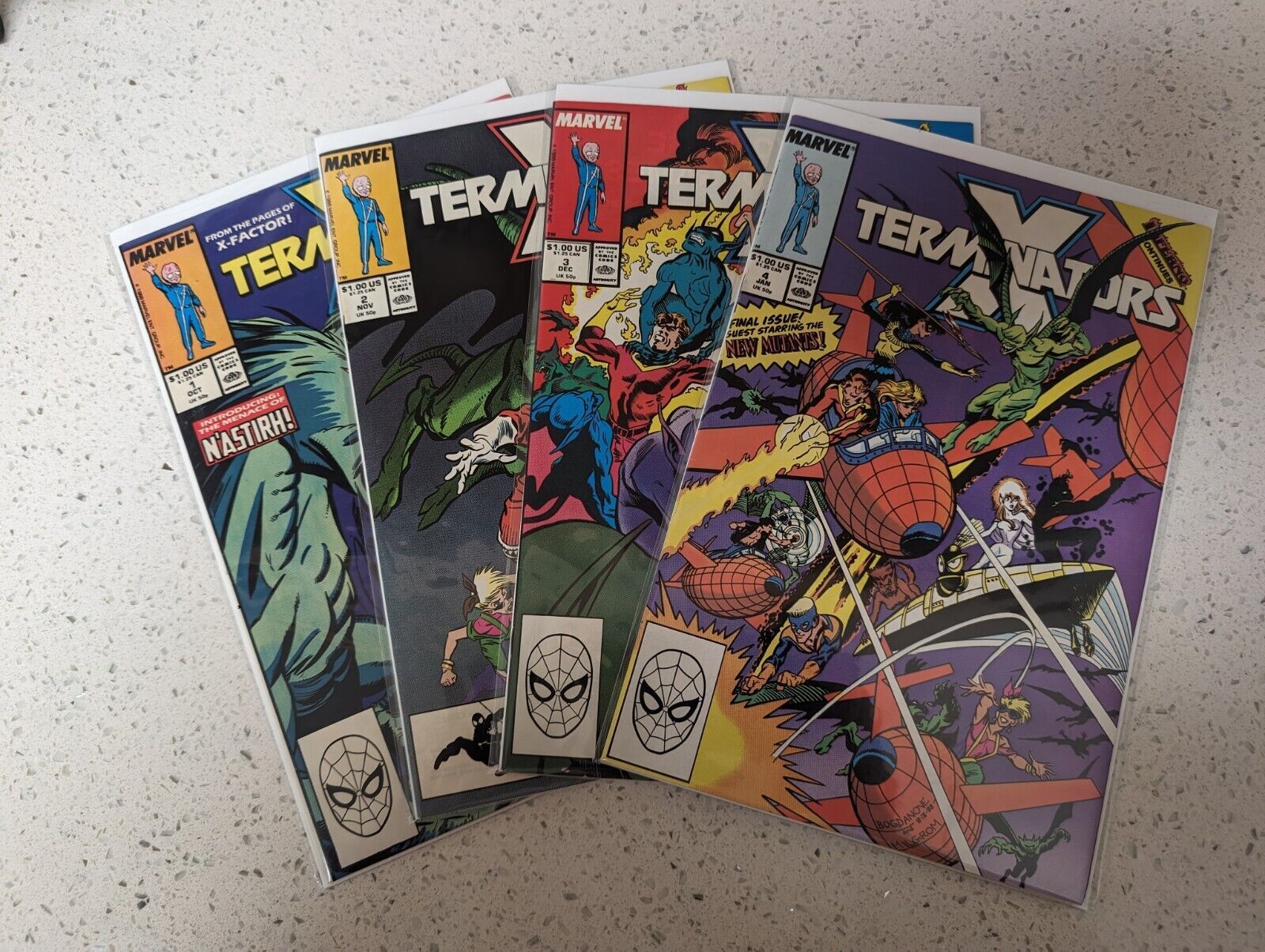 X Terminators #1-#4 SET Uncanny X-Men, Copper AGE Marvel Comics ...