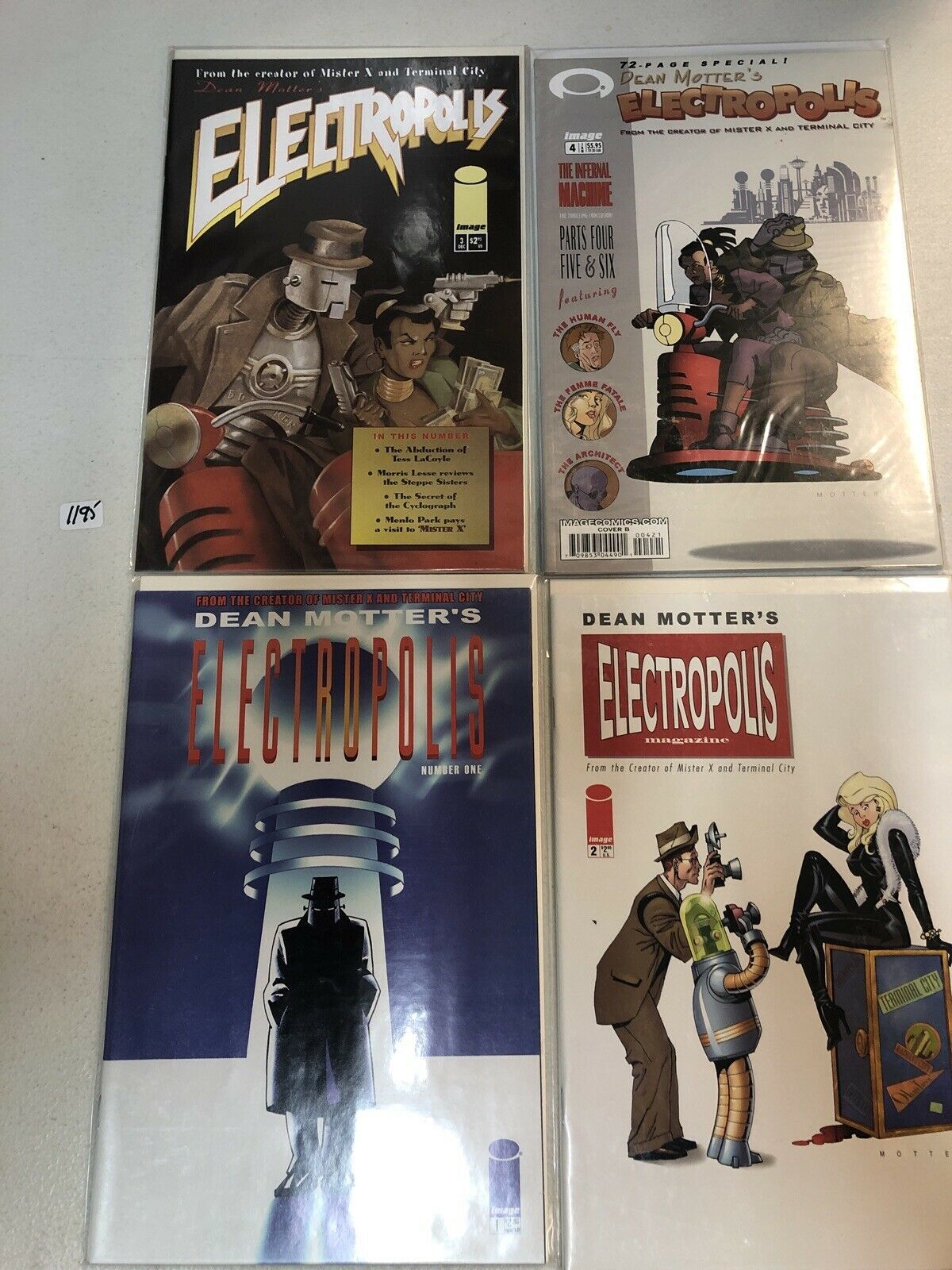 Electropolis (2001) #1 2 3 4 1-4 VF/NM Complete Set Dean Motter story/art Image | Comic Books ...