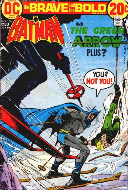 Brave and the Bold, The #106 FN ; DC | April 1973 Batman Green Arrow ...