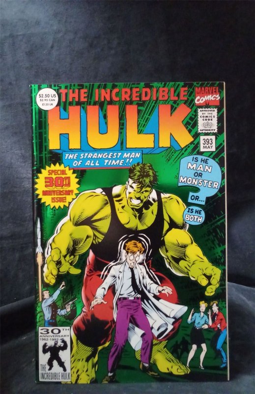 The Incredible Hulk #393 1992 Marvel Comics Comic Book | Comic Books ...