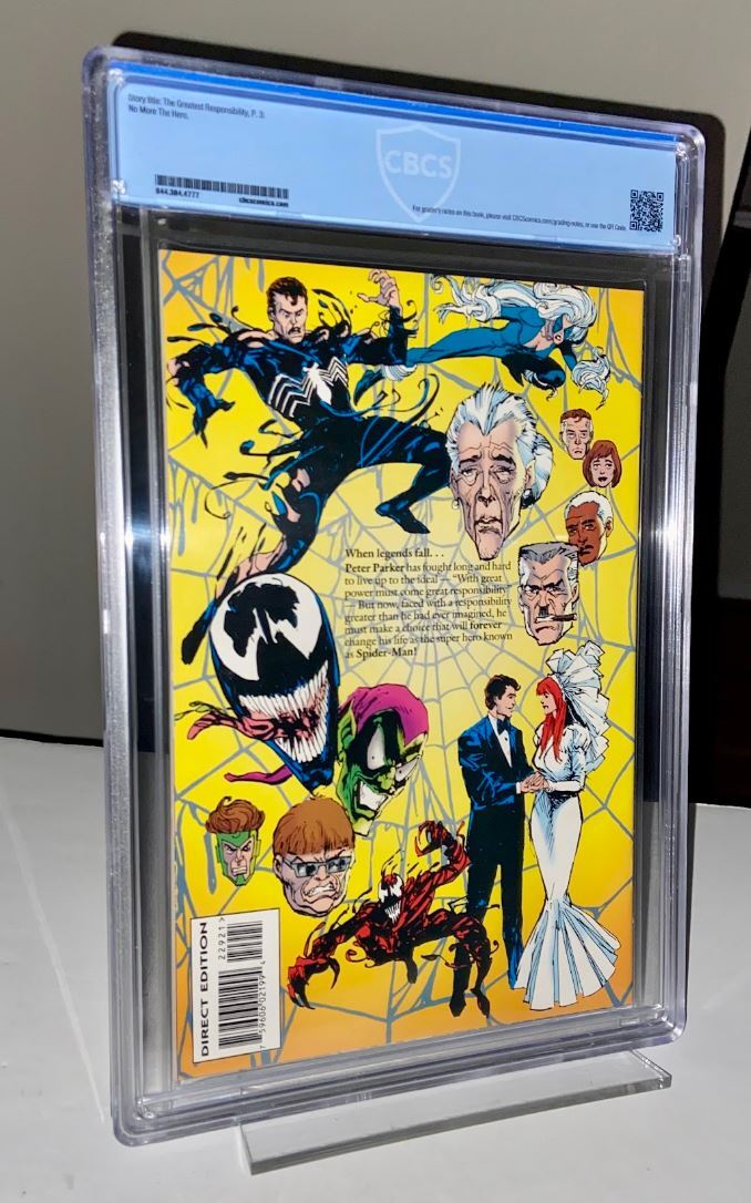 Spectacular Spider-Man #229 -Peter Parker quits as Spider-Man -CBCS 9.8 ...