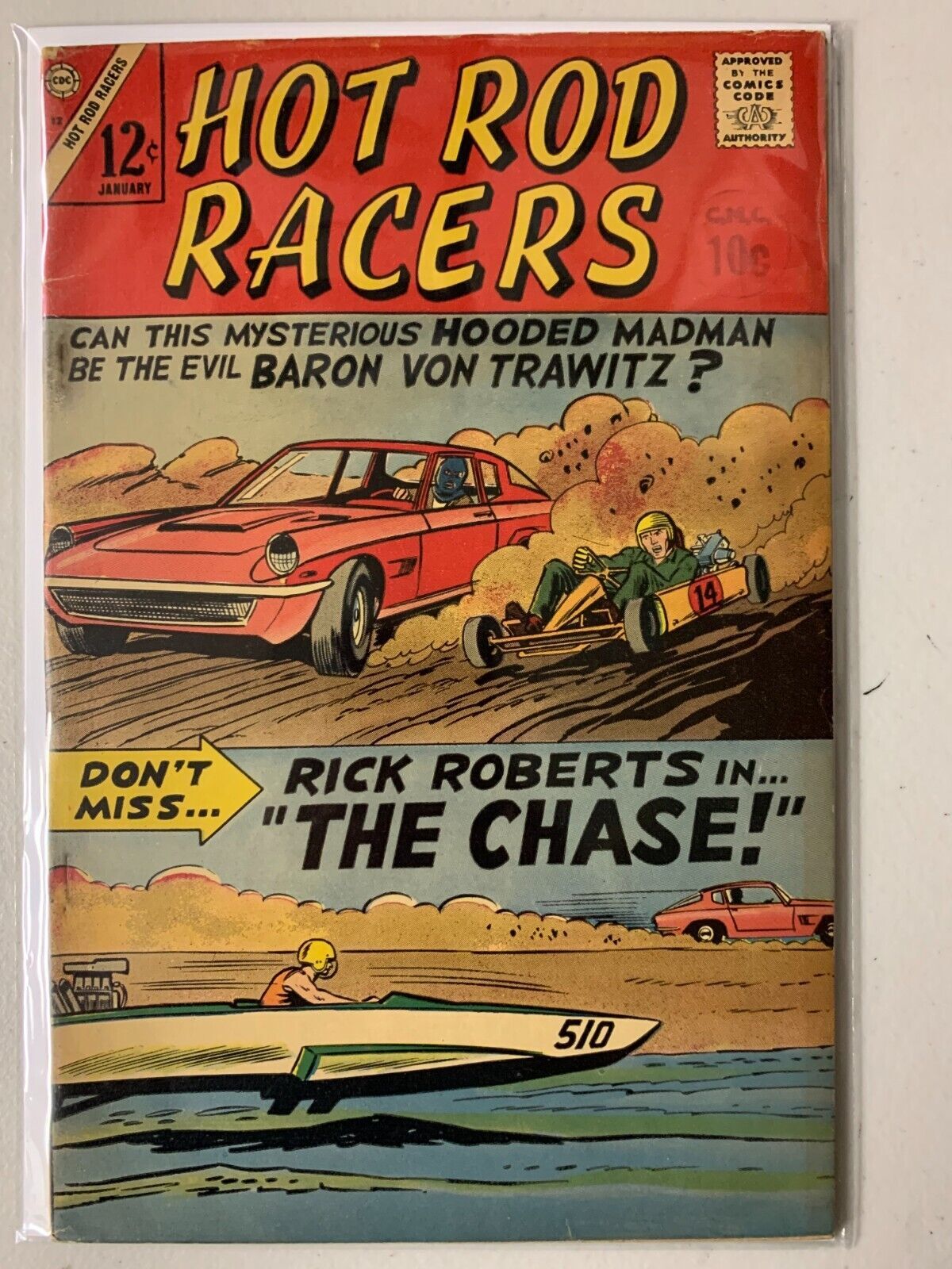 Charlton Comics Hot Rod Racers #12 4.5 VG (1967) | Comic Books - Silver ...