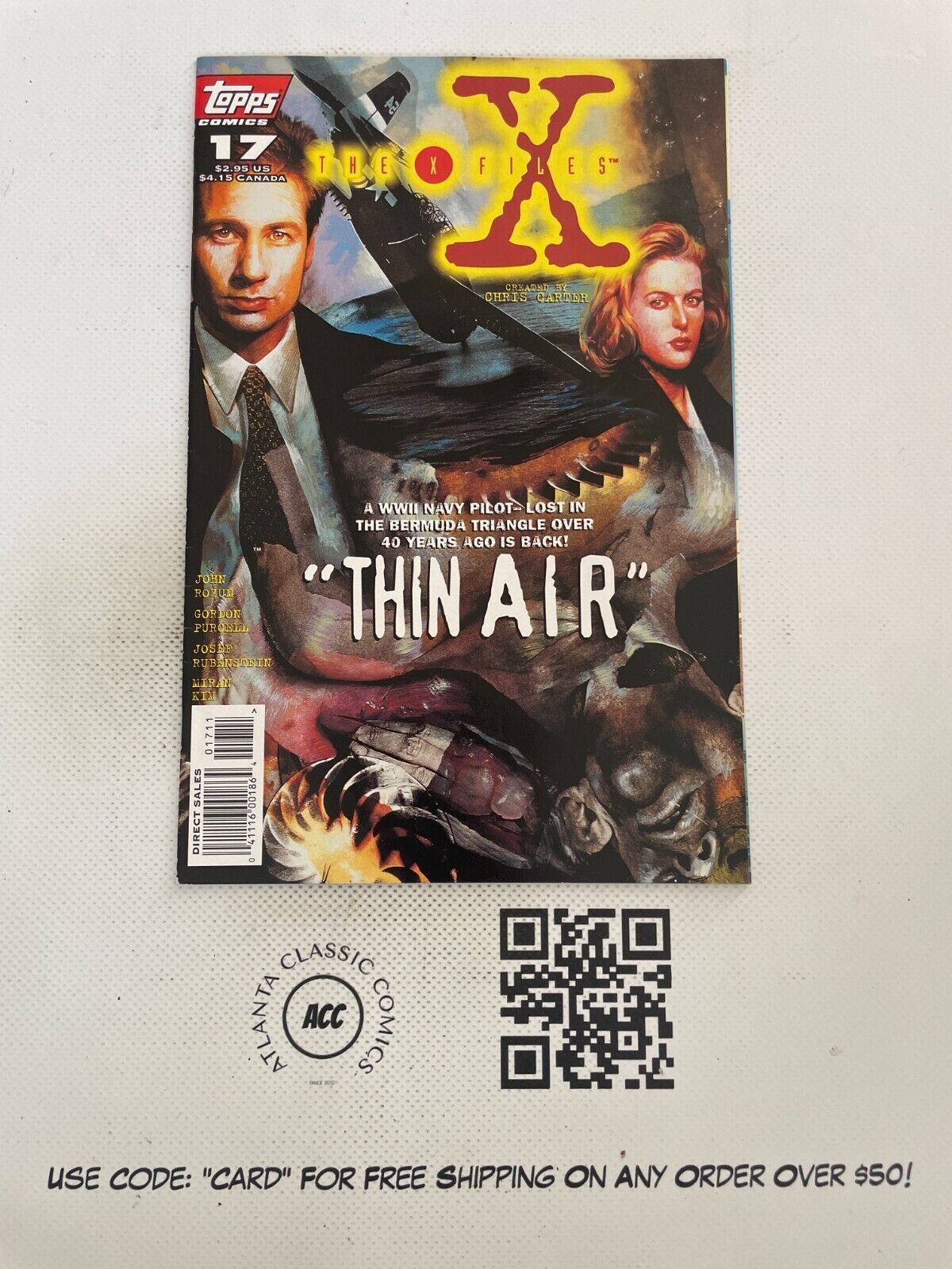 The X-Files # 17 NM Topps Comic Book David Duchovny Mulder Skully 7 ...