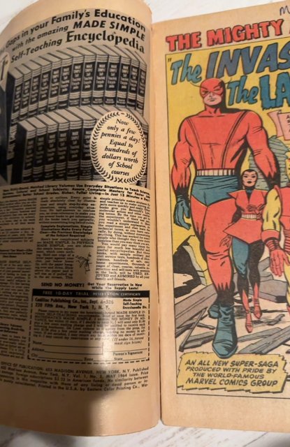 The Avengers #5 (1964)invasion of the lava men see description | Comic ...