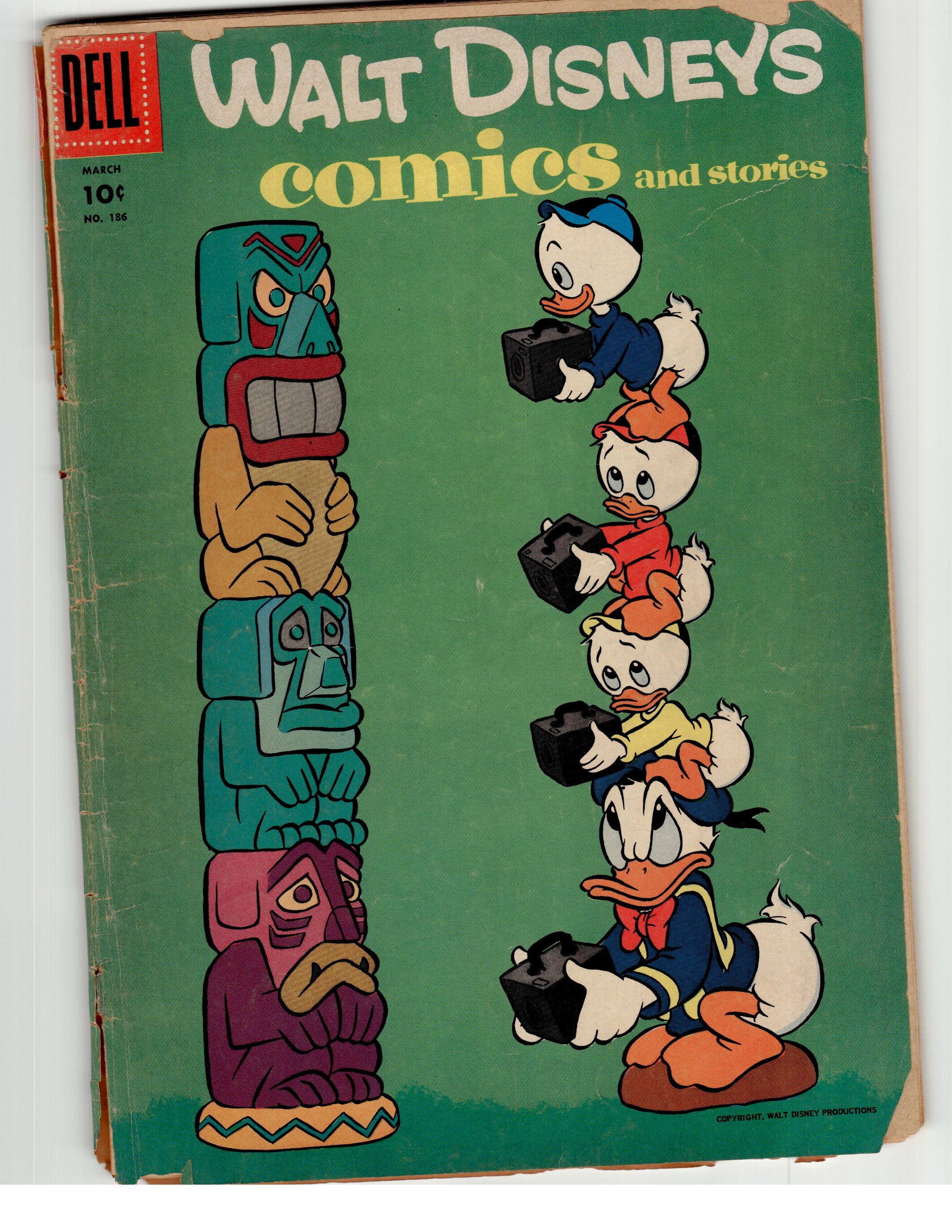 Walt Disney's Comics and Stories #186 (1956) | Comic Books - Silver Age ...