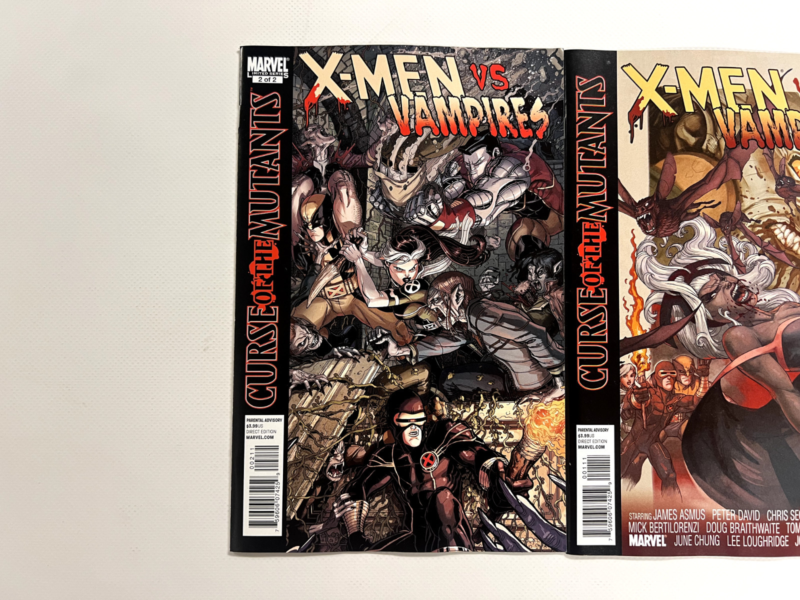 X-Men Vs. Vampires Complete Marvel Comics Ltd Series #1 2 Avengers X ...