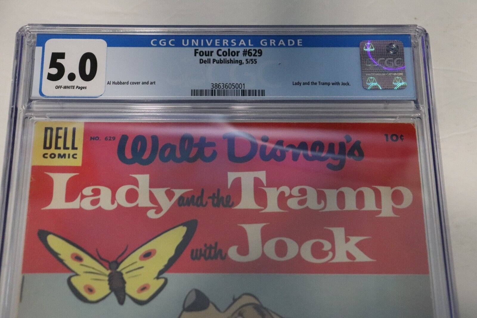 Dell Four Color #629 1st Lady and the Tramp w/Jock Golden Age Comic CGC ...