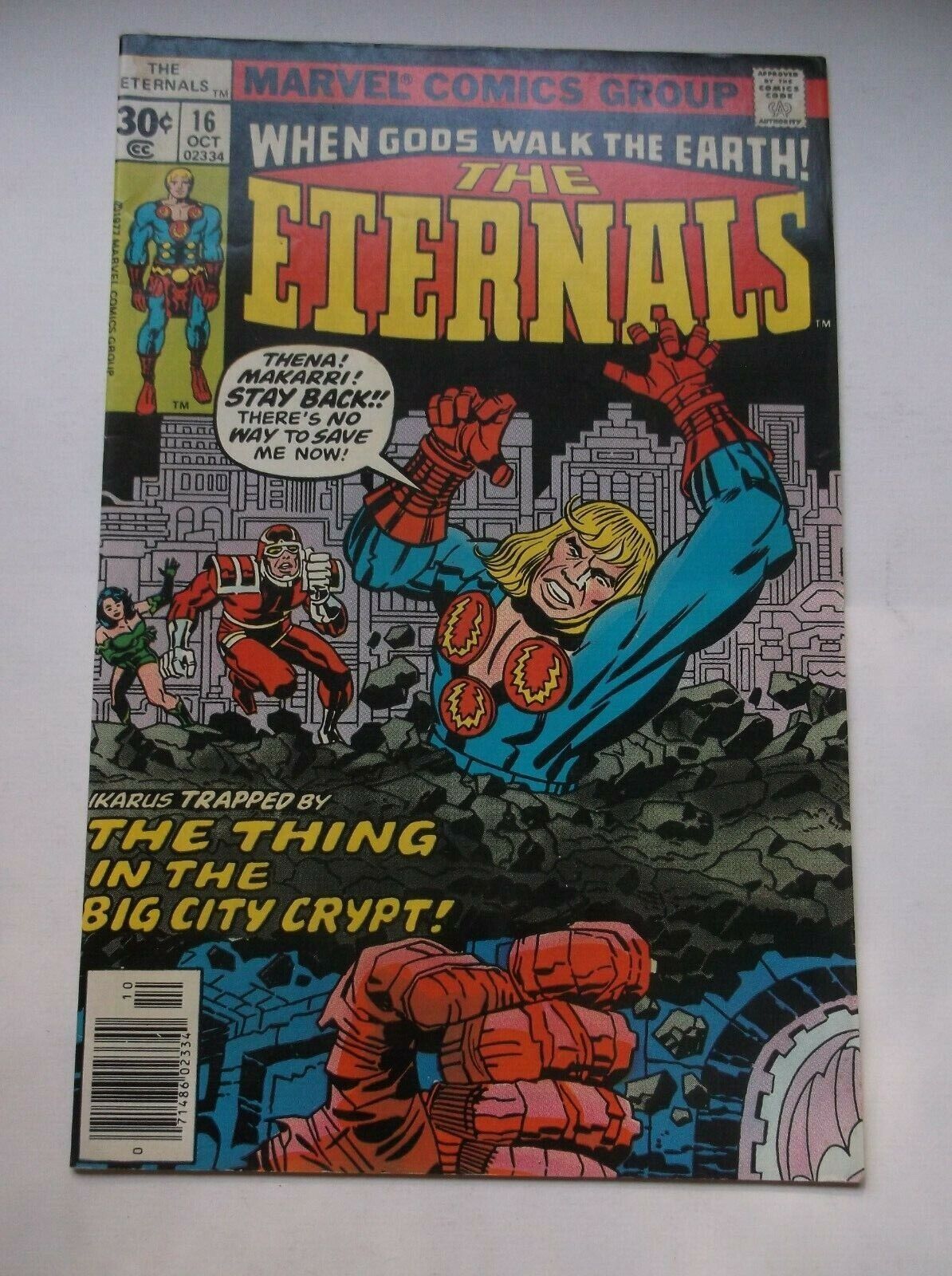 Marvel: the Eternals #16, Cosmic Hulk VS Zuras, MCU Phase 4, 1977, FN ...