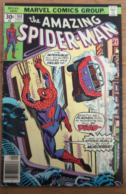 The Amazing Spider-Man #160 (1976) | Comic Books - Bronze Age, Marvel ...