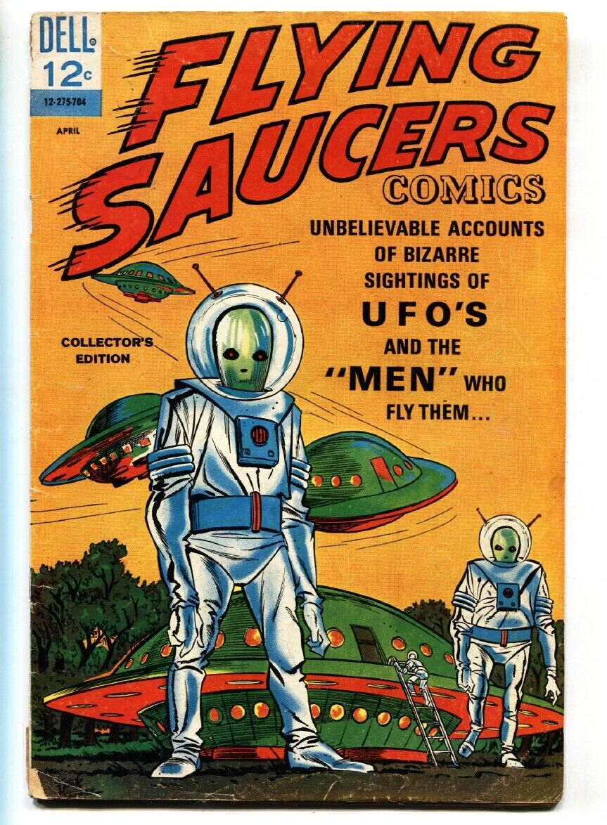 FLYING SAUCERS #1 1967 Dell Chic Stone-comic book | Comic Books ...