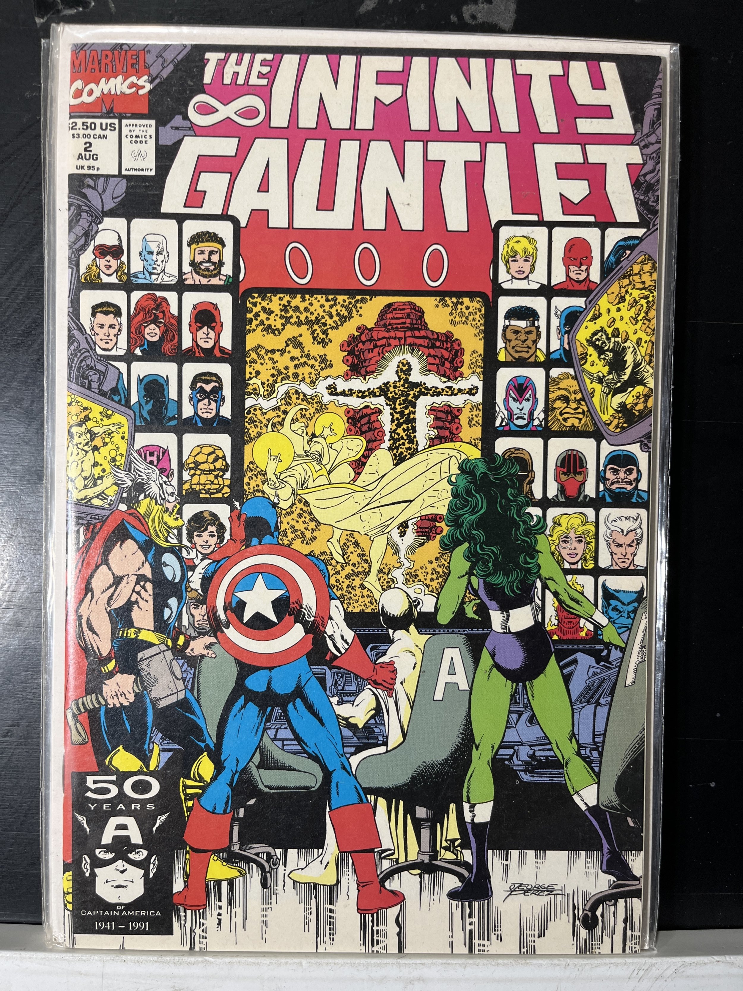 The Infinity Gauntlet #2 Direct Edition (1991) | Comic Books - Copper ...
