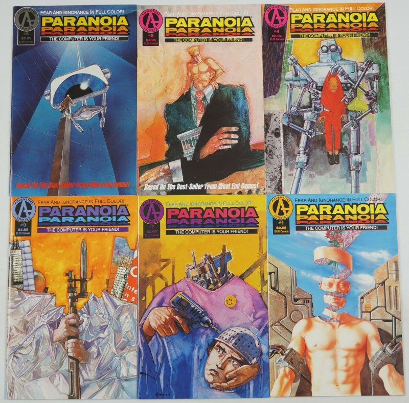 Paranoia #1-6 VF/NM complete series based on RPG - the computer is your ...