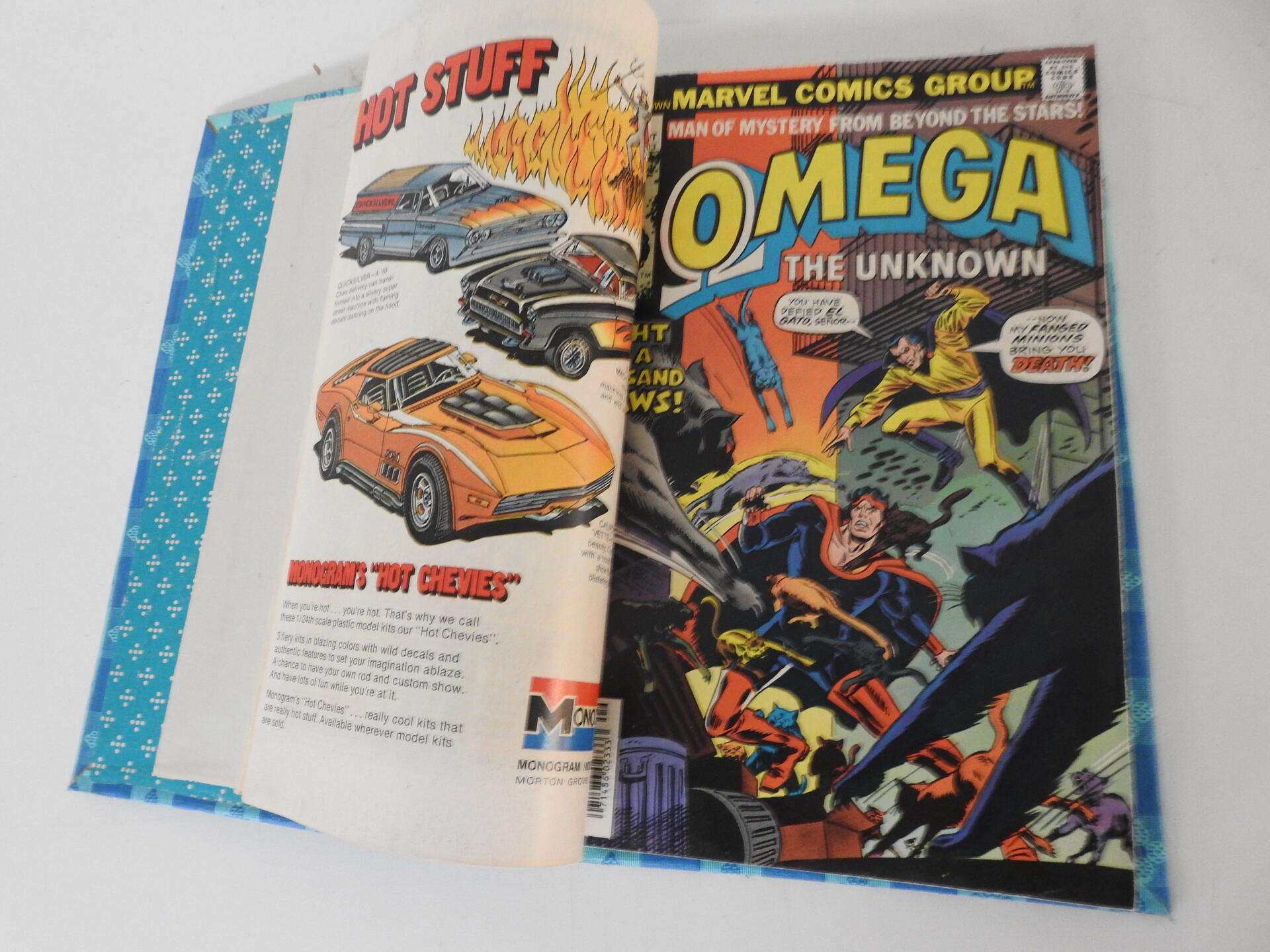 Omega The Unknown #1-8 Bound Volume Original Comics Bookshelf Format ...