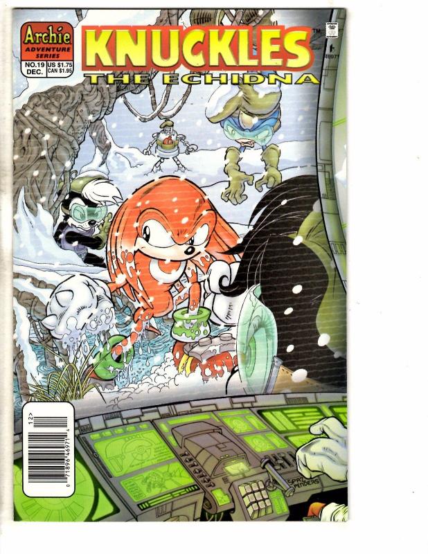 Knuckles # 19 NM Archie Adventure Series Comic Book Sonic The Hedgehog ...