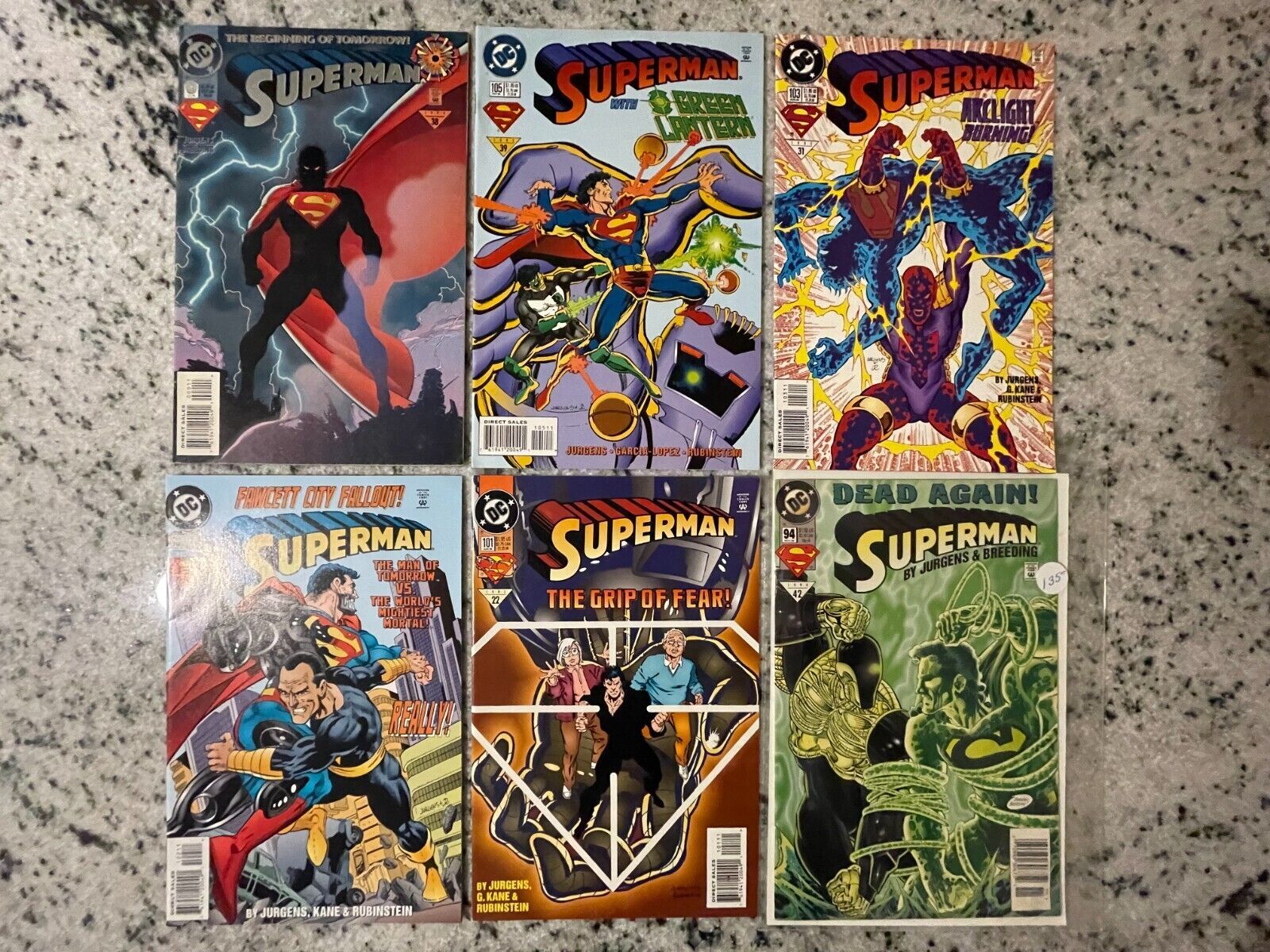 6 Superman DC Comic Books # 94 101 102 103 105 0 Batman Flash Atom Arrow J961 | Comic Books ...