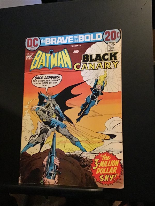 The Brave and the Bold #107 (1973) Batman and black canary key issue ...