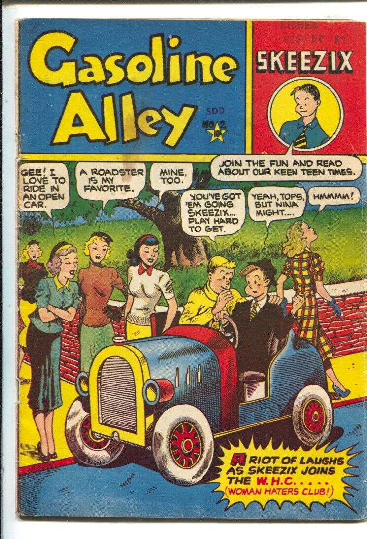 Gasoline Alley #2 1950-Superior-rare Canadian variant-L.B. Cole cover art-FRa... | Comic Books ...