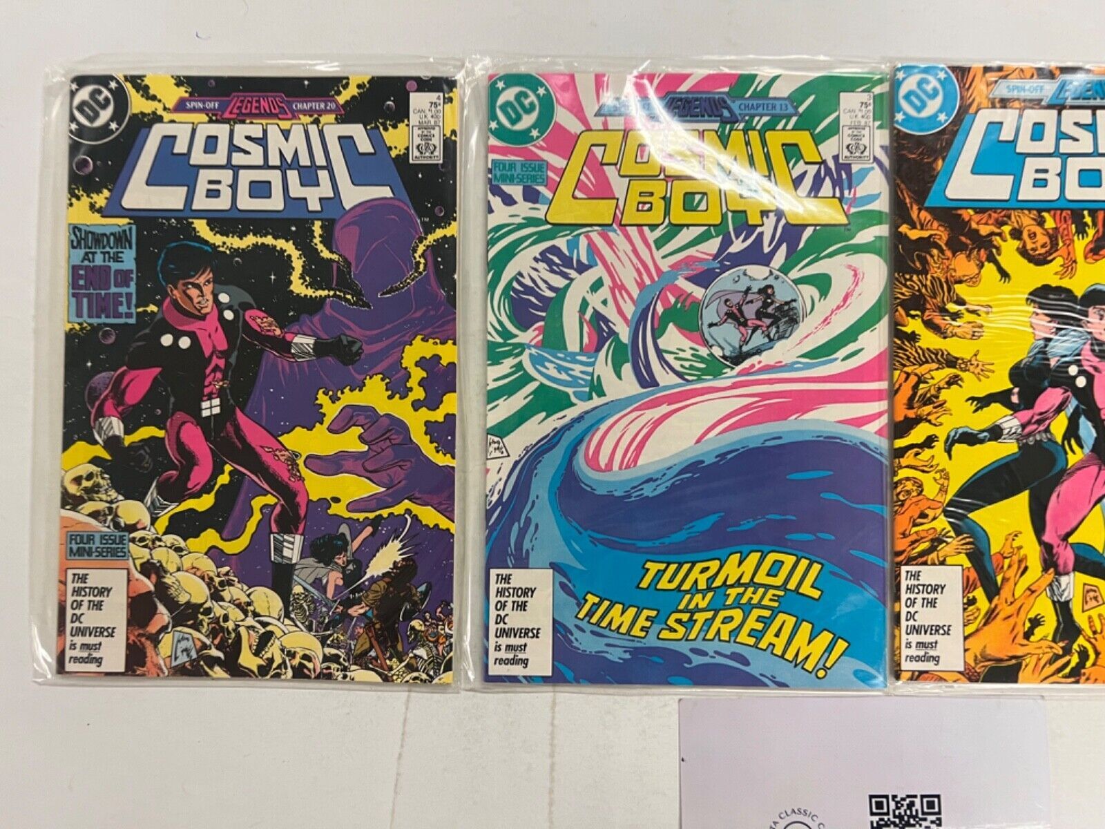 4 Cosmic Boy DC Comic Books # 1 2 3 4 Batman Wonder Woman Robin Flash ...