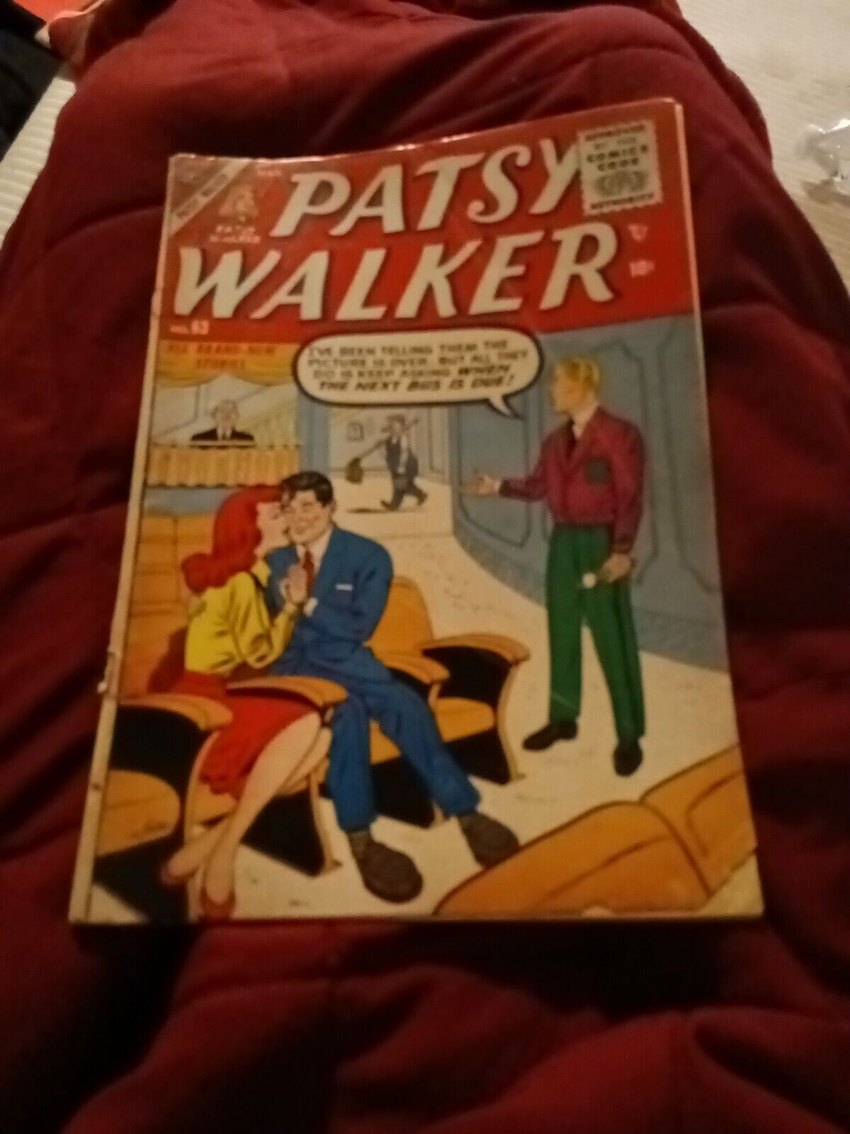 PATSY WALKER #63 Golden Age 1955 timely atlas marvel Comics good girl ...