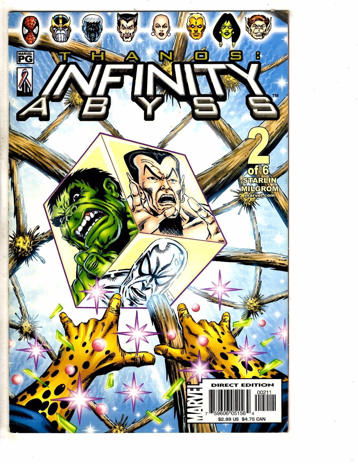 7 Marvel Comics Infinity Abyss # 1 2 3 4 + Avengers Celestial Quest # 4 ...