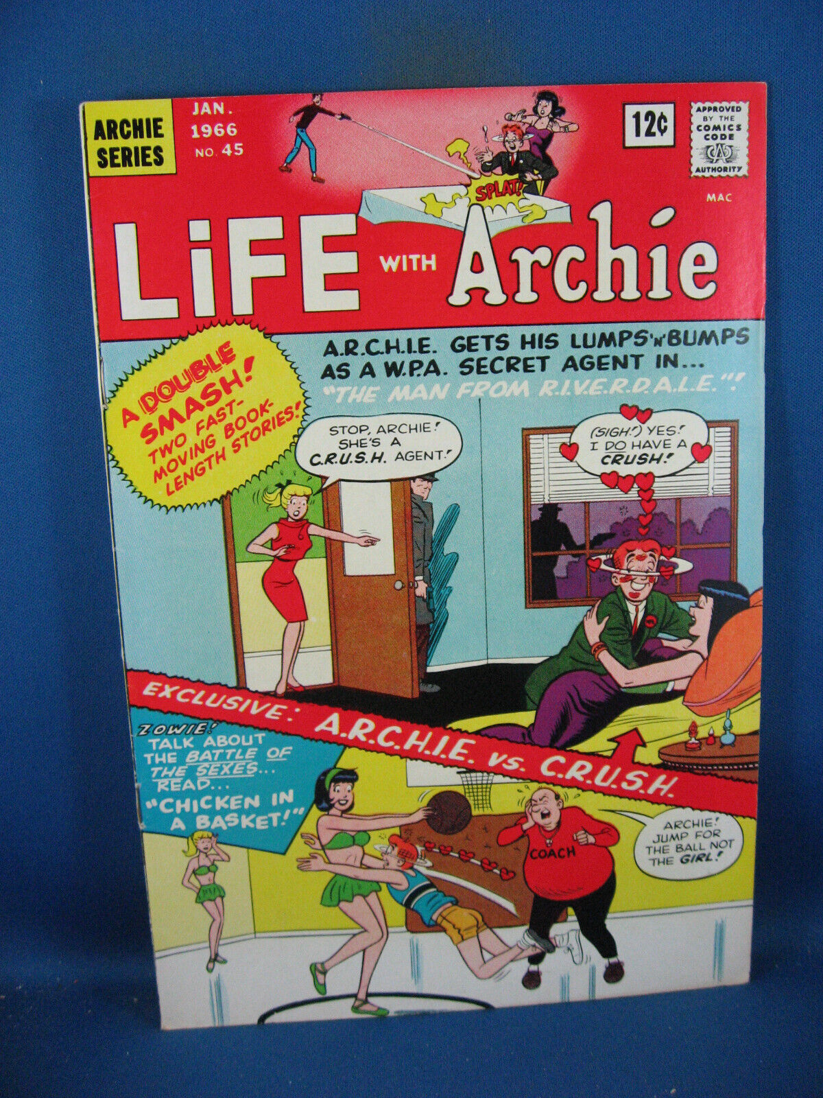 Life With Archie 45 F VF First MAN From Riverdale 1966 | Comic Books ...