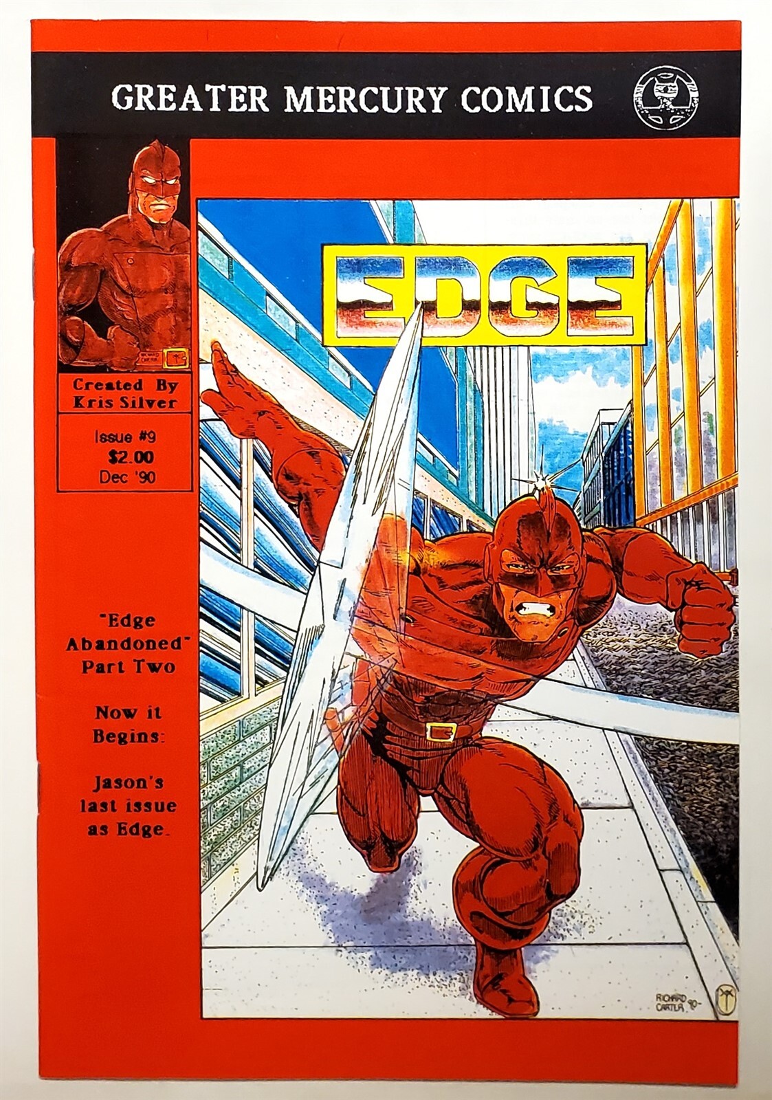 Edge (Vol. 2) #9 (Dec 1990, Greater Mercury) 5.0 VG/FN | Comic Books ...