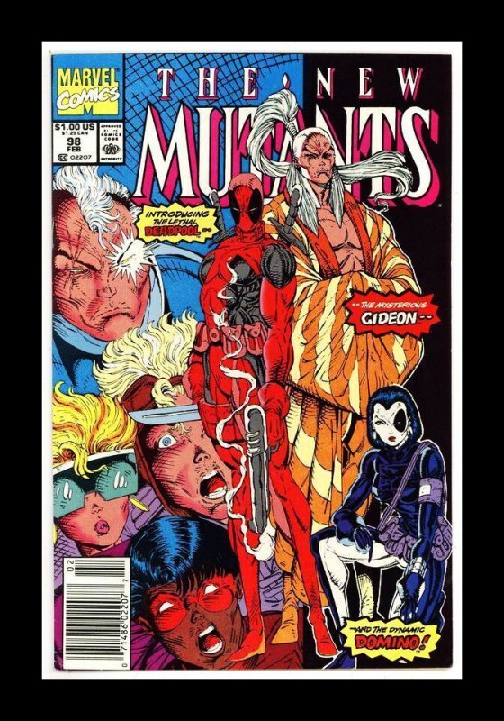 New Mutants #98 WoW! KEY 1ST DEADPOOL! 1ST PRINT! Xmen Xforce Wolverine ...