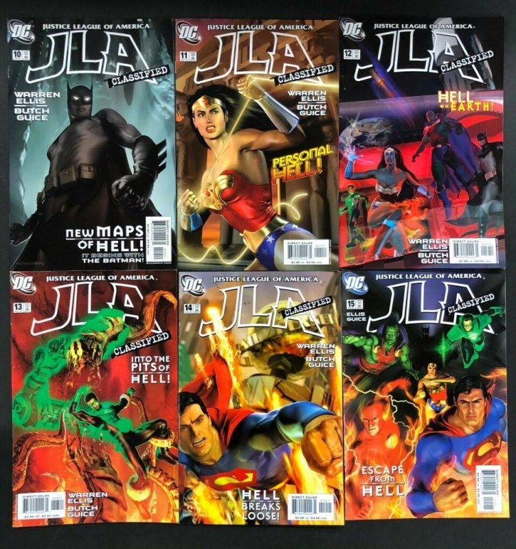 JLA: Classified (2005) #"s 10 11 12 13 14 15 Complete "New Maps of Hell ...