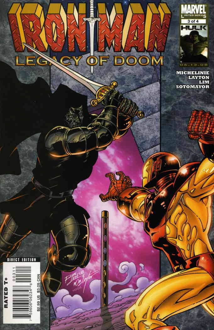Iron Man: Legacy of Doom #3 VF ; Marvel | Doctor Doom Bob Layton ...