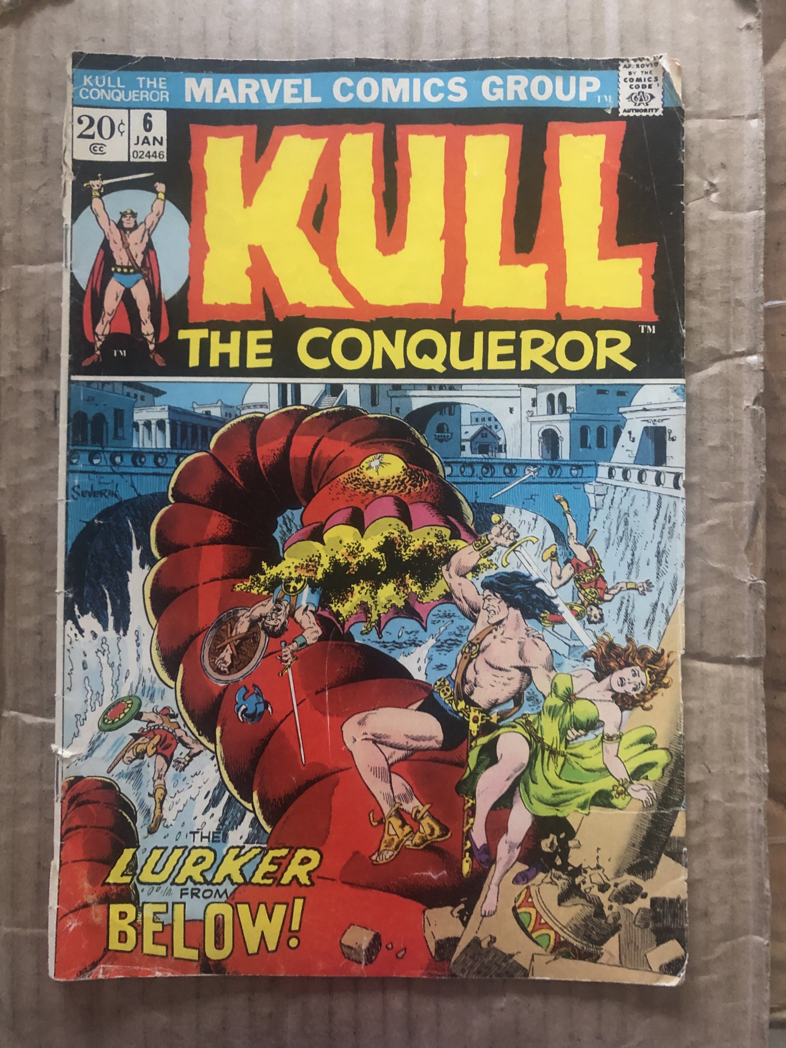 Kull the Conqueror #6 (1973) | Comic Books - Bronze Age, Marvel, Horror ...